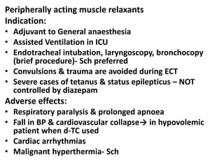 Skeletal muscle relaxants | PPTX