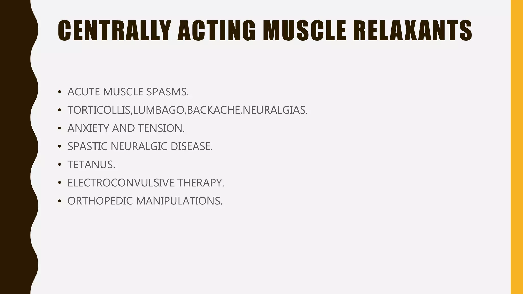 Skeletal muscle relaxants | PPT