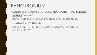 Skeletal muscle relaxants | PPT