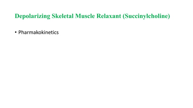 Skeletal muscle relaxants & Spasmolytics dr abdul azeem | PPTX