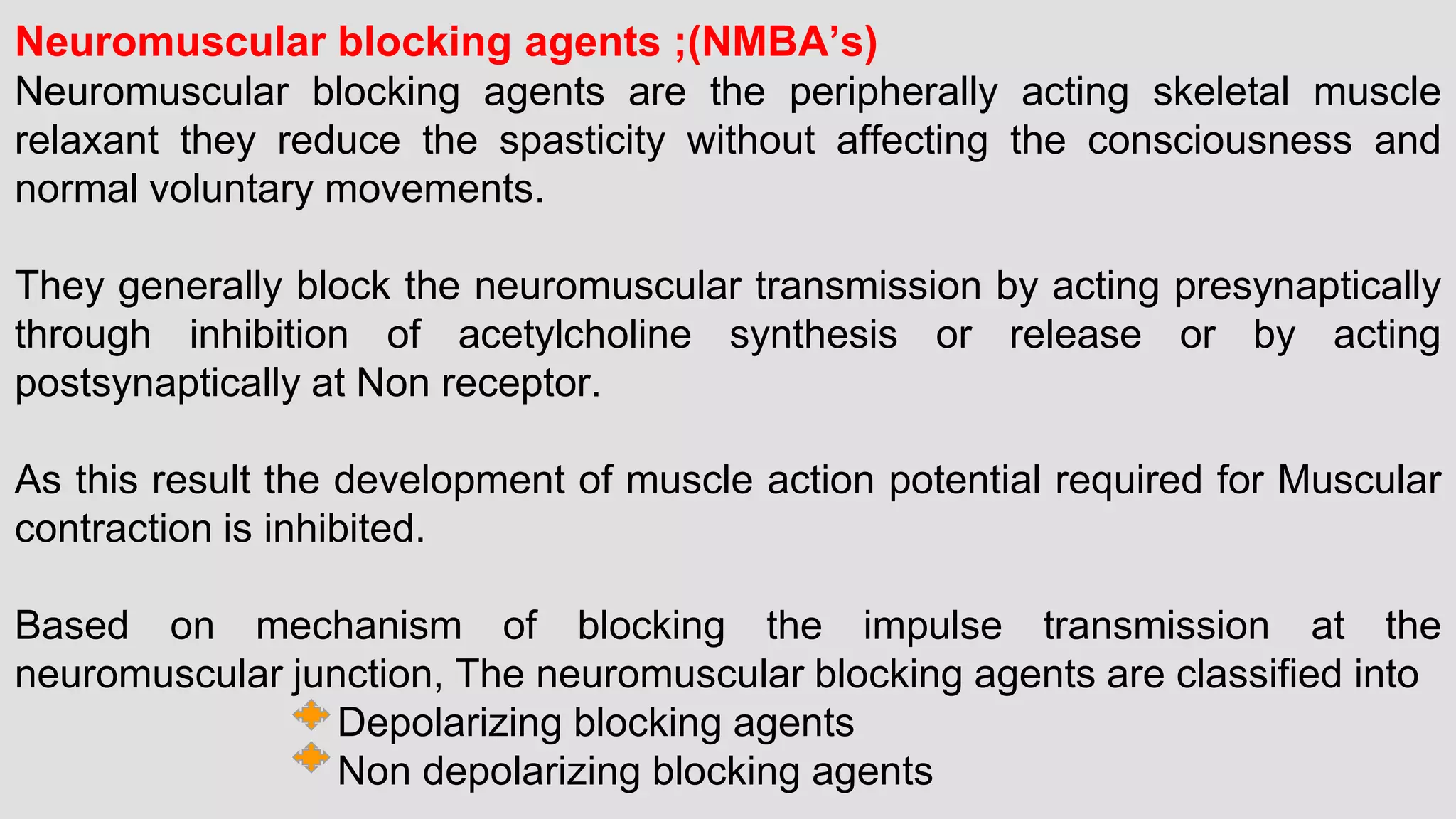 SKELETAL MUSCLE RELAXENT.pptx | Lung and Respiratory Health | Diseases ...