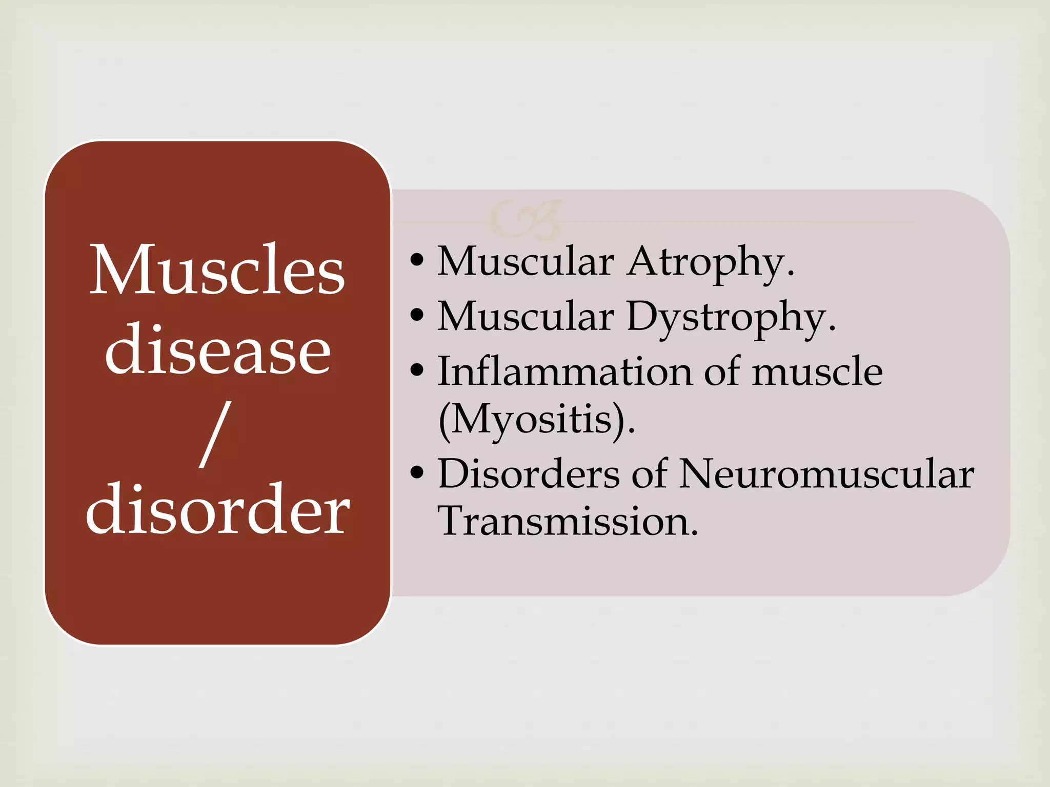 Skeletal muscles disease and disorder | PPTX