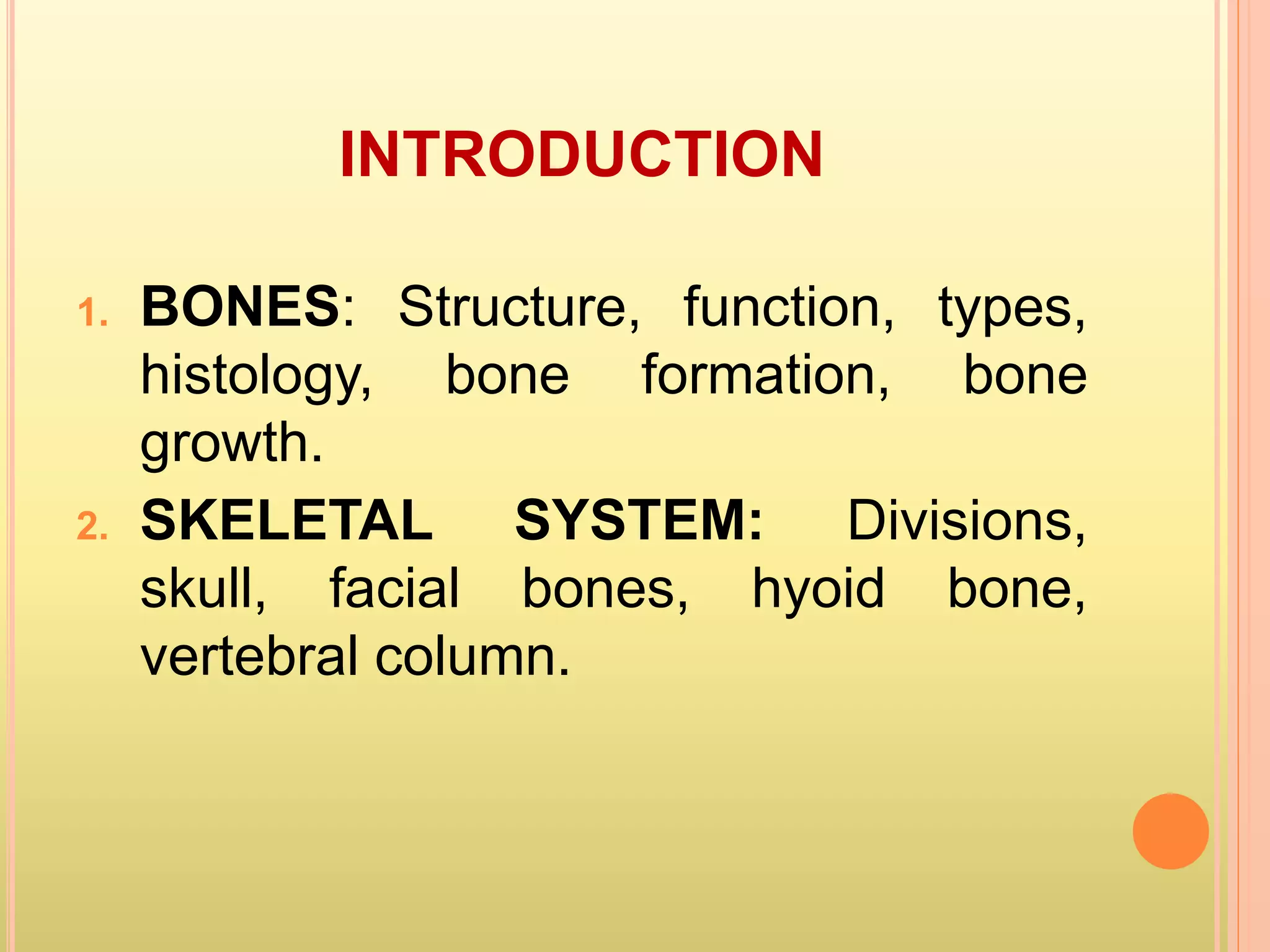 Skeletal system | PPTX
