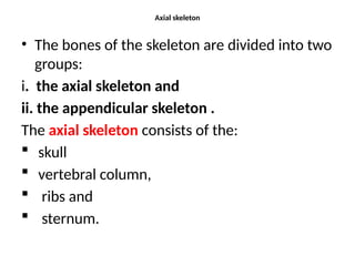 Presentation on Skeletal System nursing ppt | PPTX