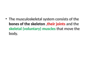 Presentation on Skeletal System nursing ppt | PPTX