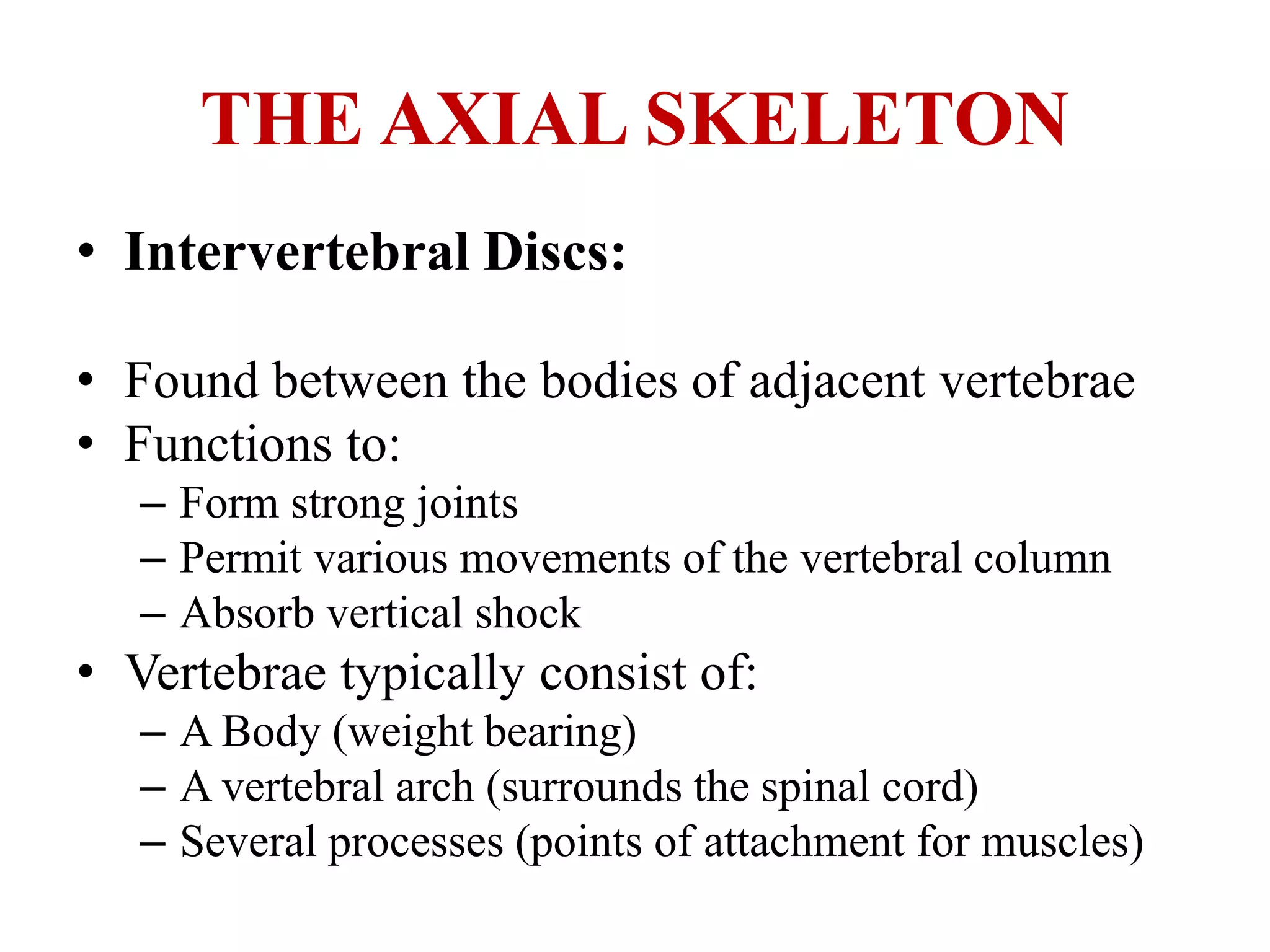 Skeletal system | PPTX