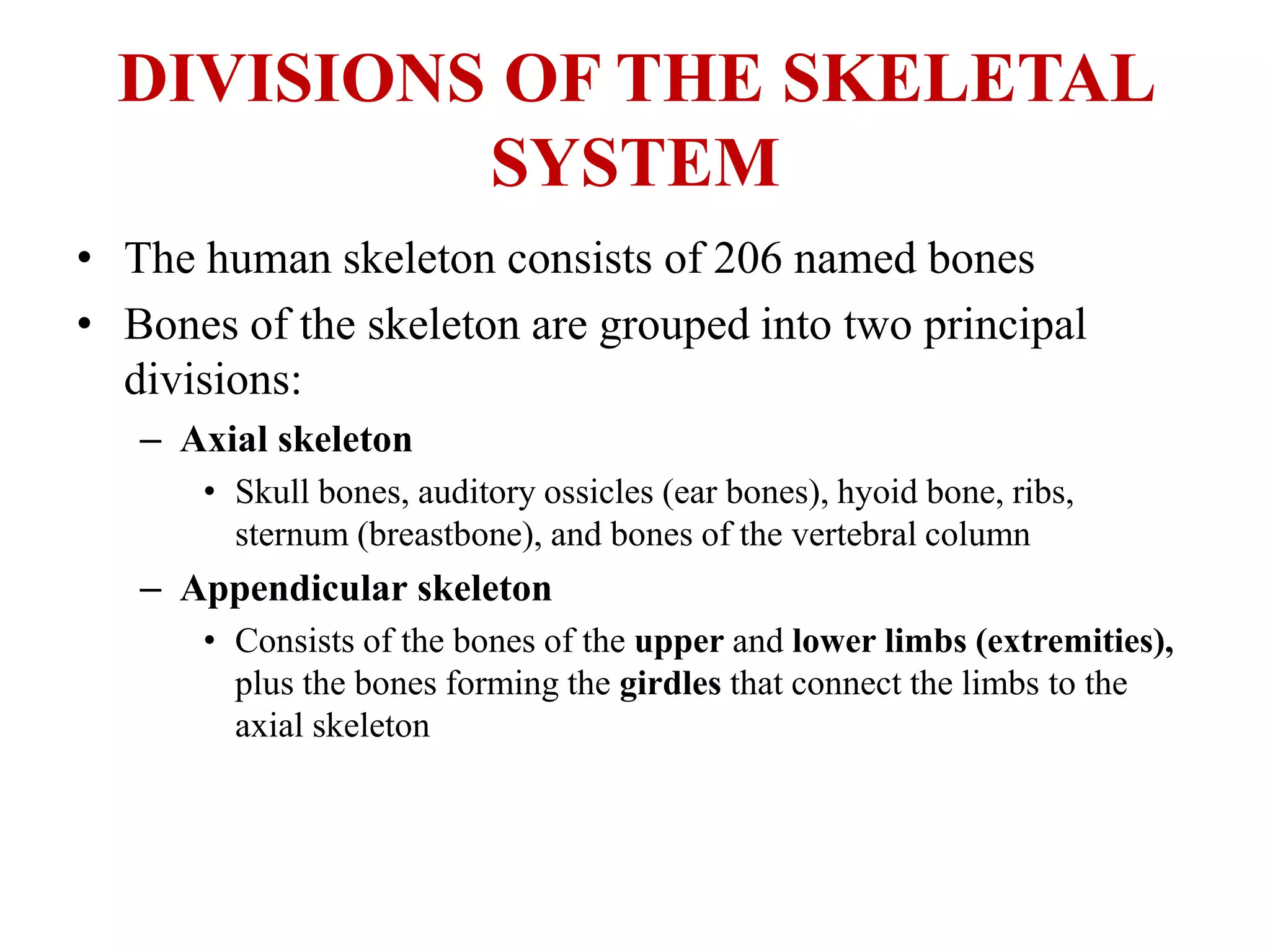 Skeletal system | PPTX