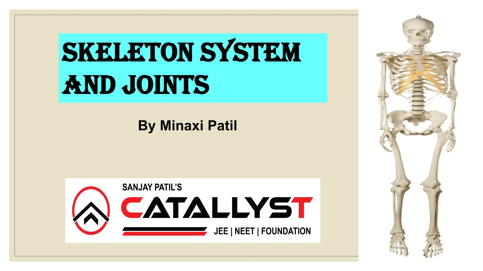 skeletal system complete details with joints and its types | PPT