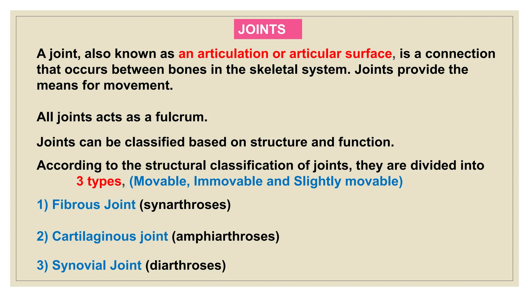 skeletal system complete details with joints and its types | PDF