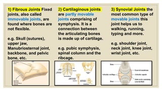 skeletal system complete details with joints and its types | PDF