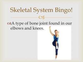 Skeletal system bingo! | PPTX