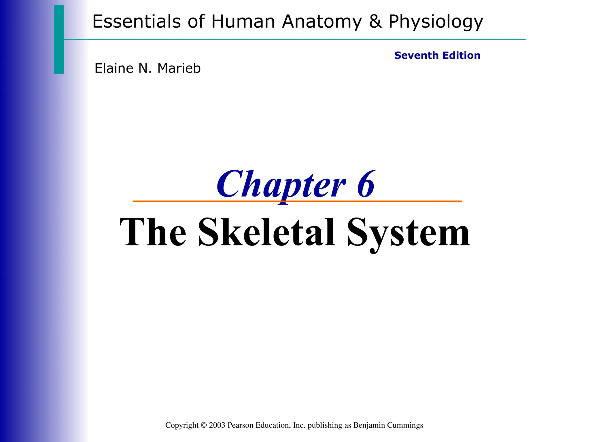 skeletal system bone classification & structure powerpoint (chapter 6).ppt