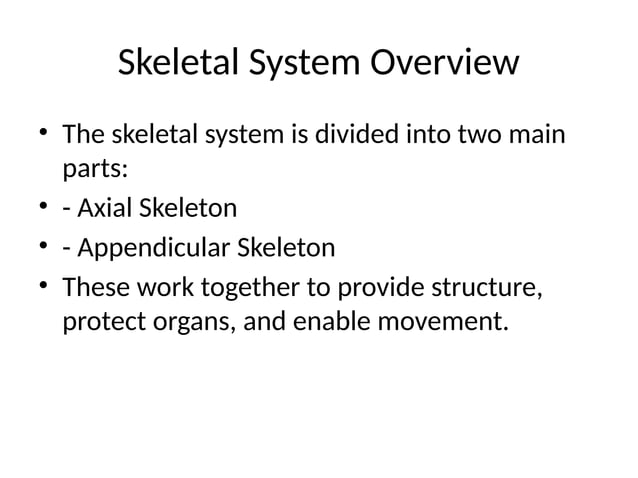 Skeletal_System_Cognitive_Map Skeletal_System_Cognitive_Map | PPTX