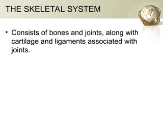 POWER POINT PRESENTATION ON SKELETAL SYSTEM | PPT