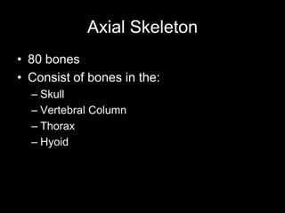 Skeletal System Notes | PPTX