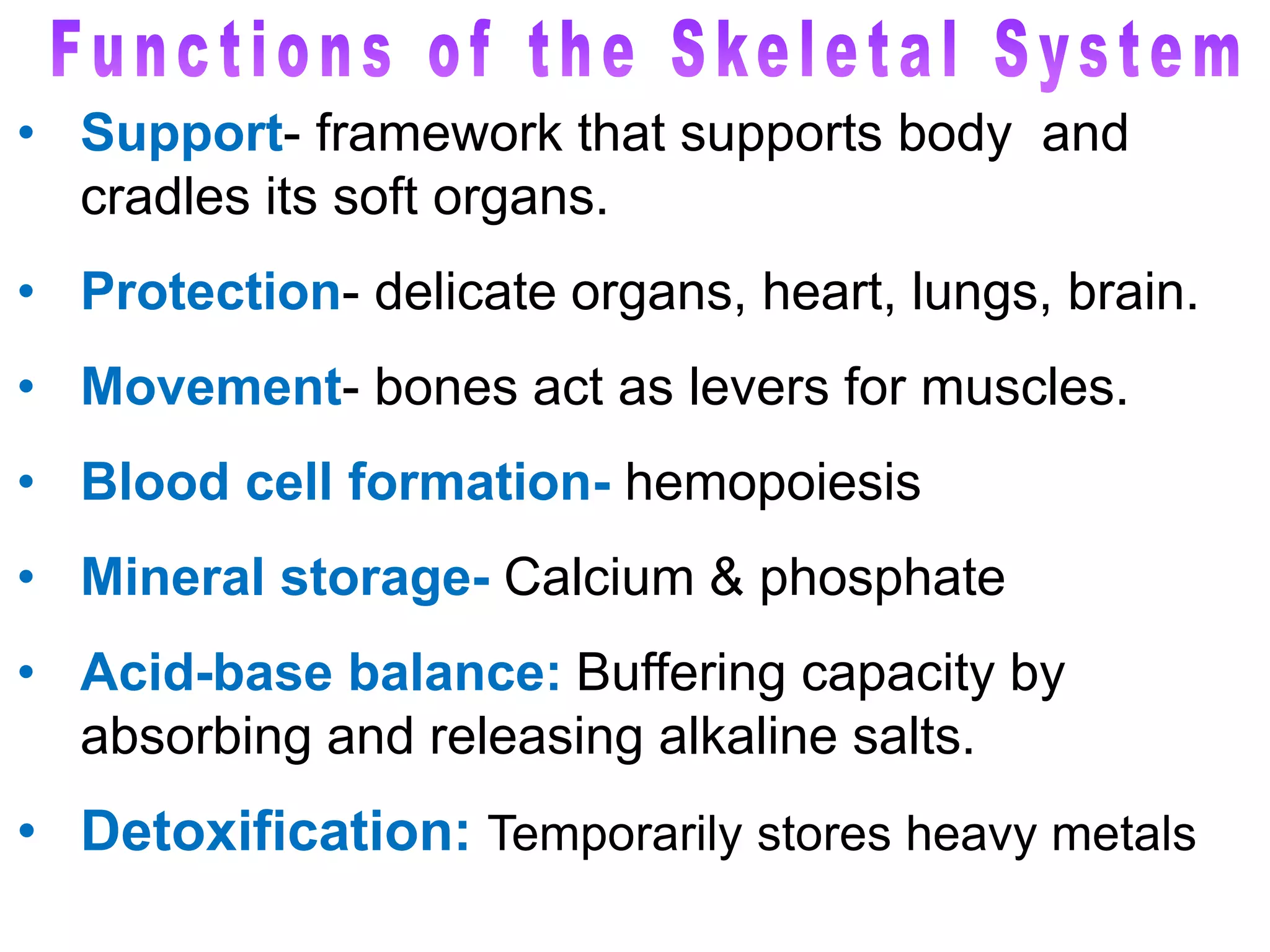 Skeletal System (Unit-IV)-for Stds.ppt