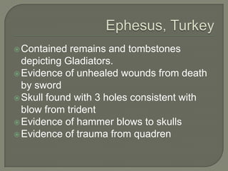 Archaeological fieldschool of Sanisera, session 4, 2010: Skeletal ...