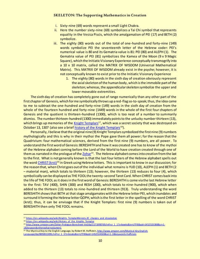 SKELETON: The Supporting Mathematics in Creation | DOCX