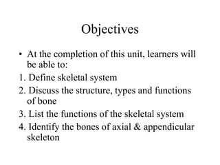 Skeletal System BSN YEAR 1 SEMSESTER 1.. | PPT