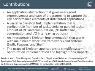 Using Application Skeletons to Improve eScience Infrastructure | PPTX