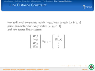 Skeleton extraction 2011 | PPT