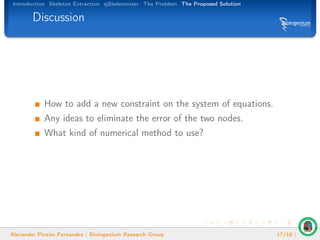 Skeleton extraction 2011 | PPT