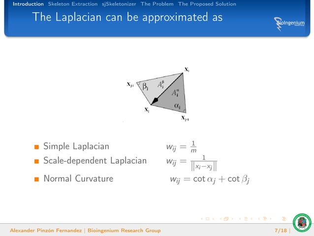 Skeleton extraction 2011 | PPT