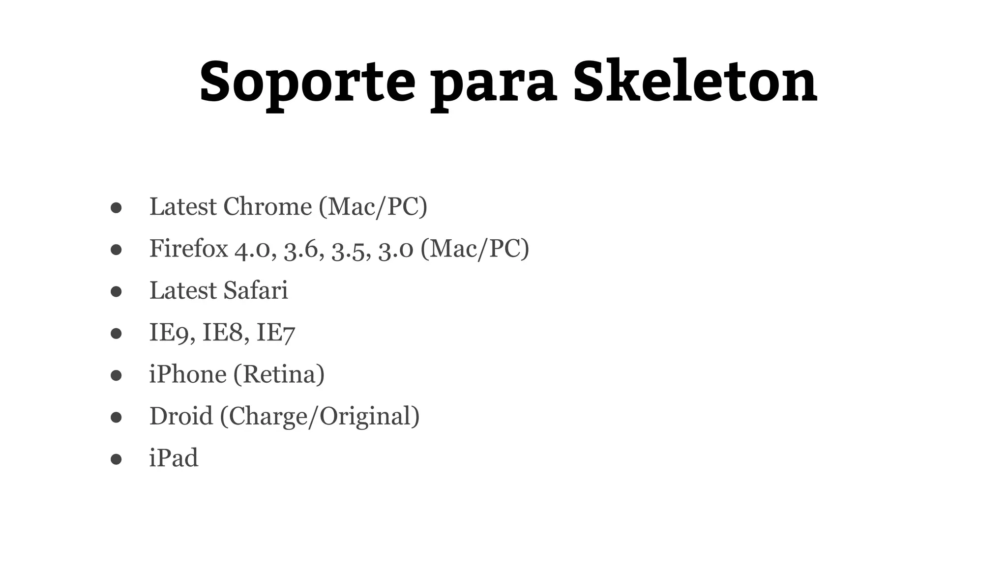Skeleton Framework [Elwin] | PPT