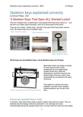 Skeleton keys explained correctly (illustrated) | PDF