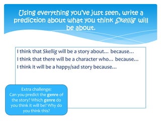 Skellig l1 front covers | PPTX