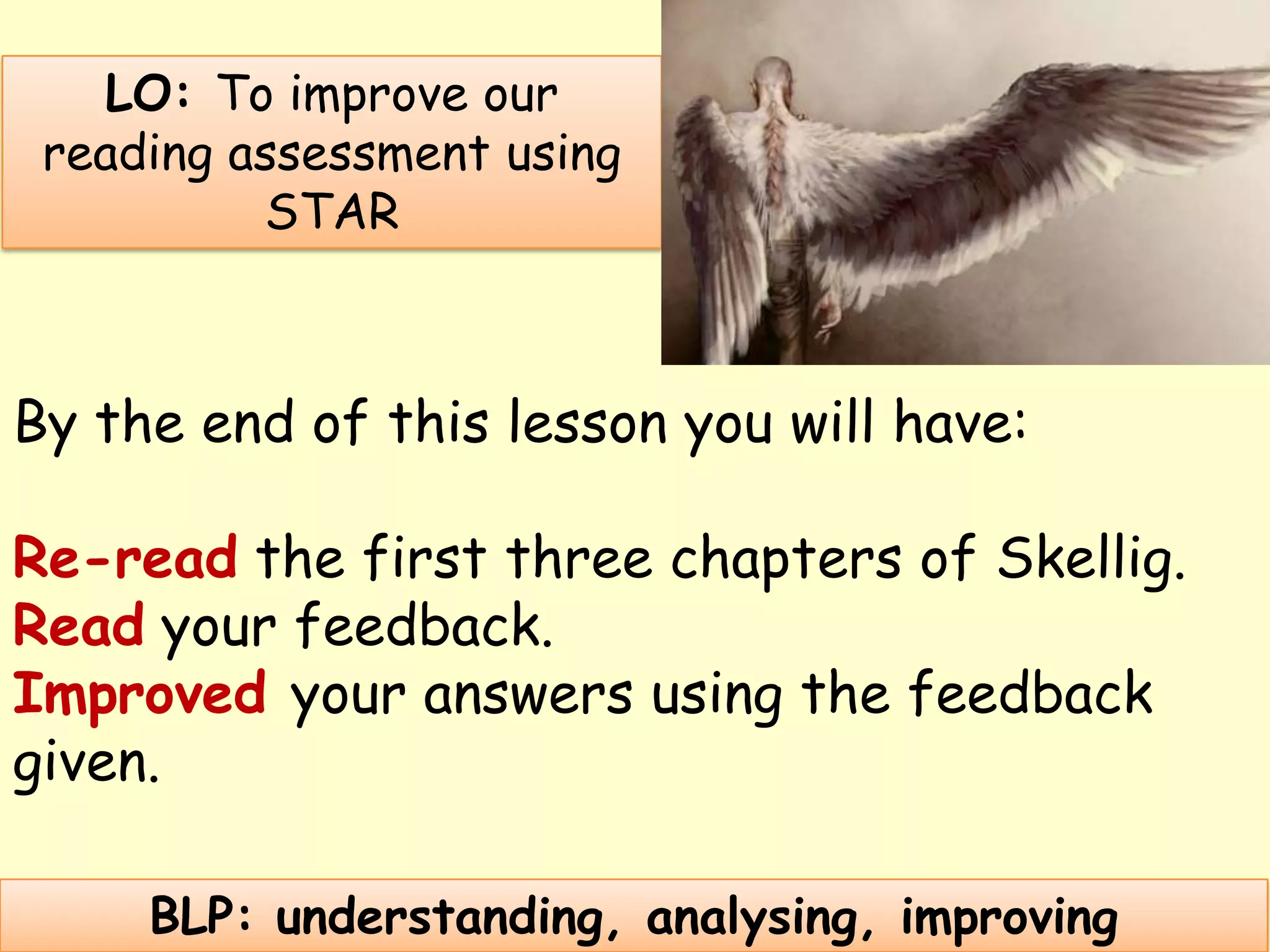 Skellig STAR Lesson | PPTX