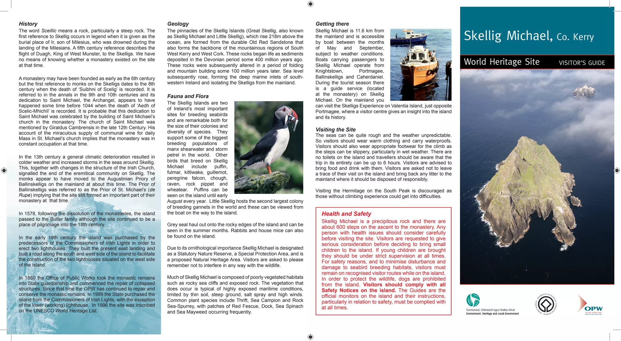 Skellig tourist information leaflet 2009 | PDF
