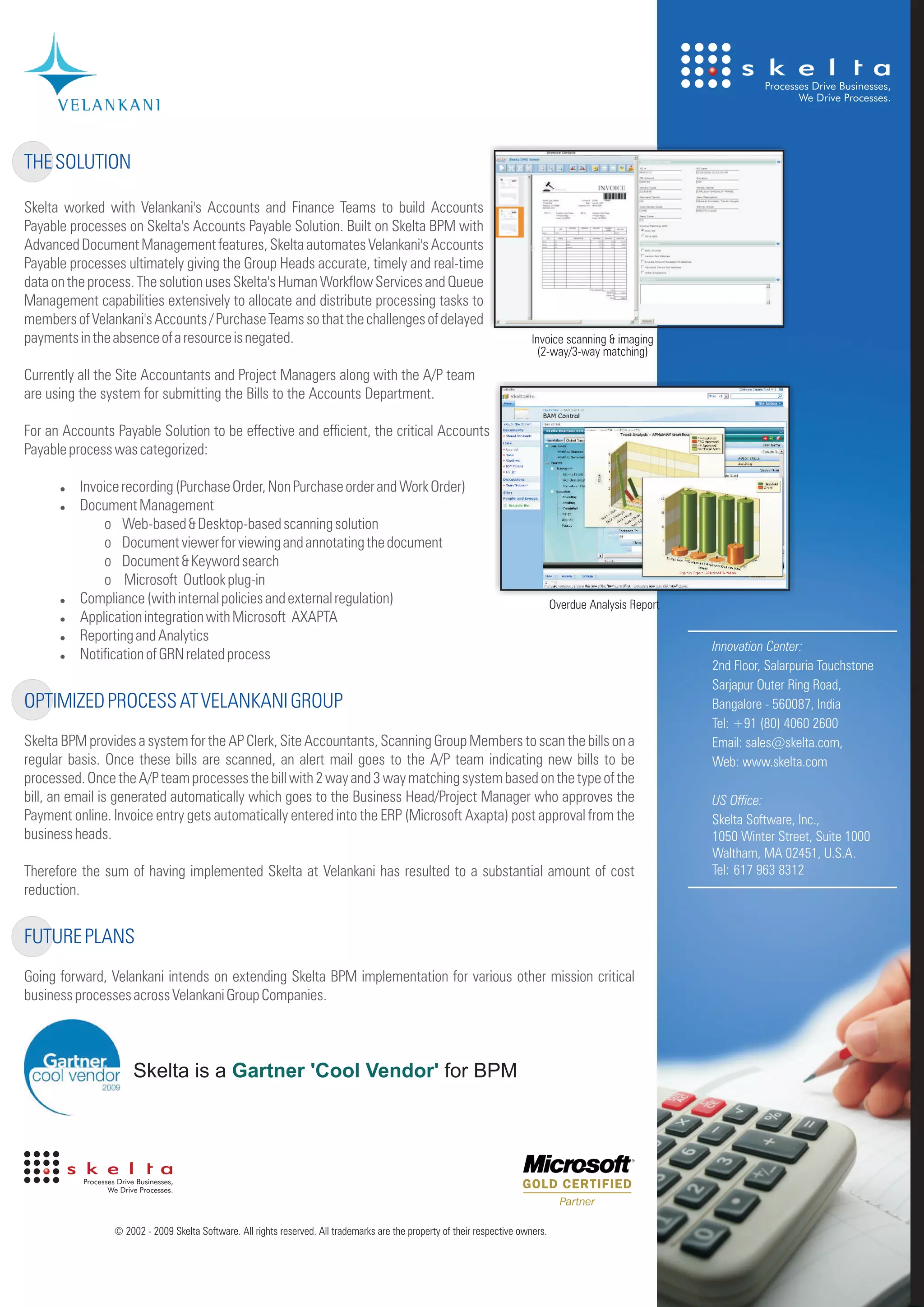 Skelta BPM in action at Velankani Group | PDF