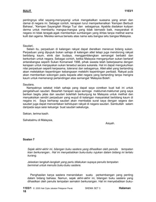 Skema Bm Kertas1 Set3 | PDF