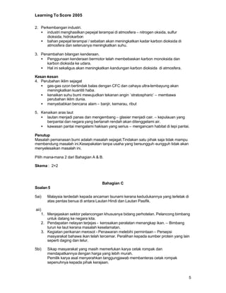 Skema Stpm Pam Kertas2 Set1 | PDF