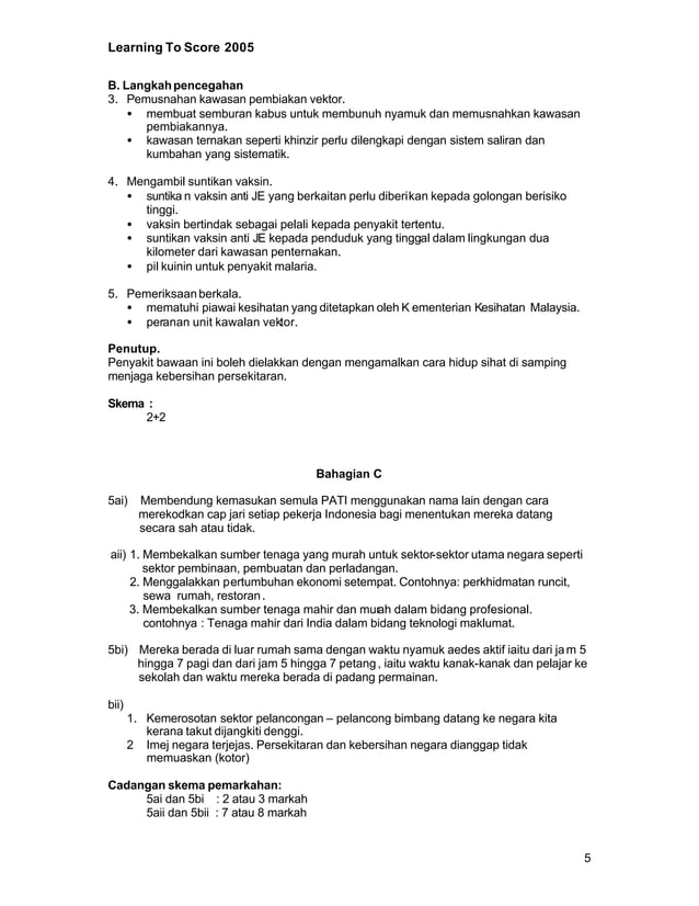 Skema Stpm Pam Kertas2 Set2 | PDF