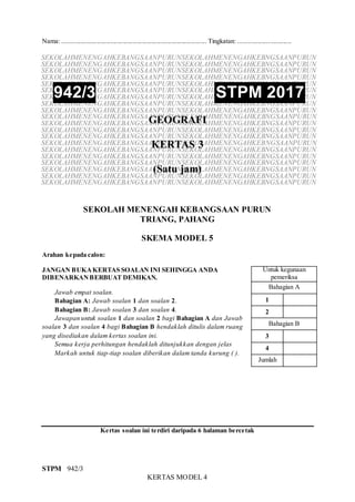 Skema kertas model 5 | PDF