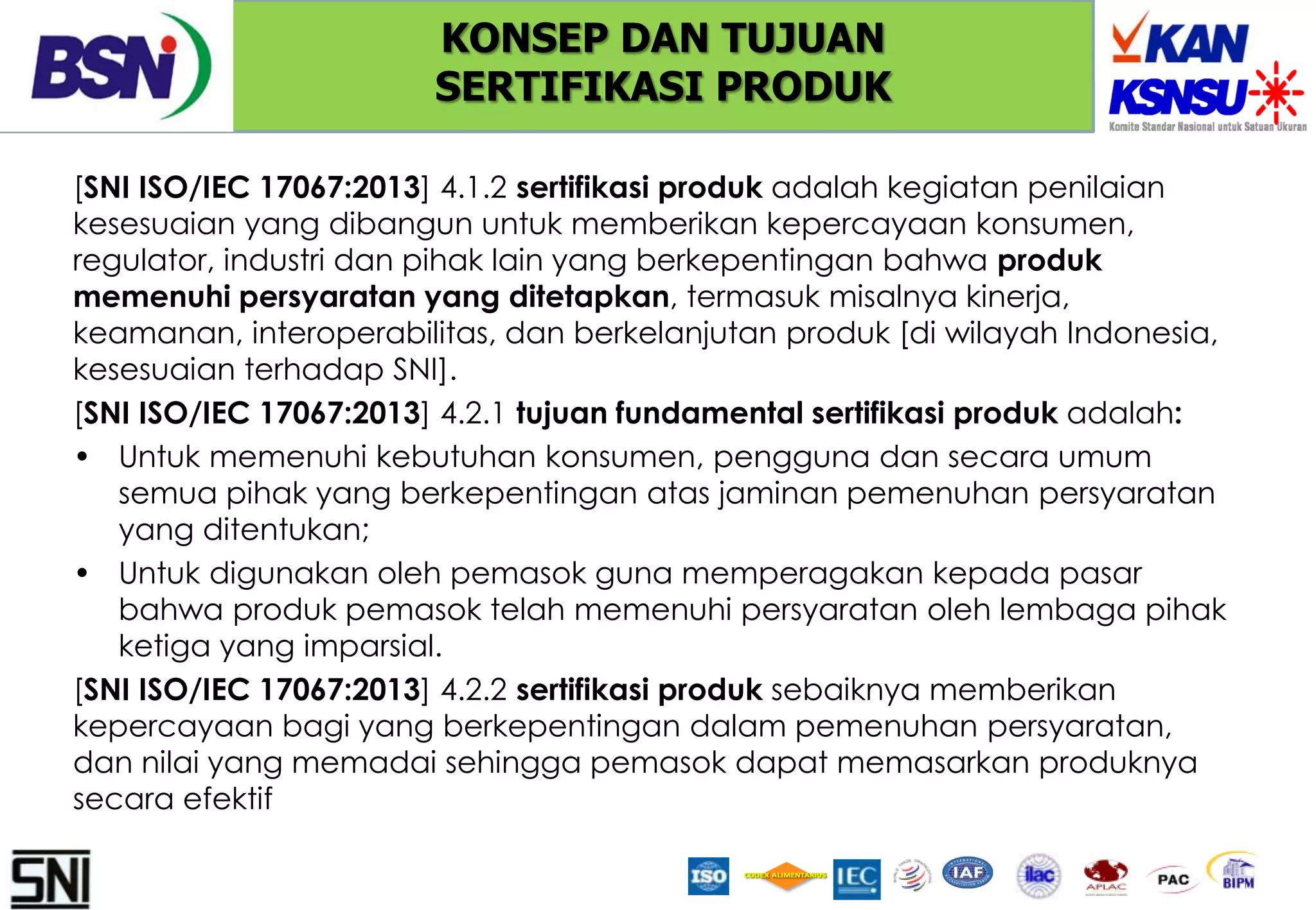 Skema_Sertifikasi_Produk_SNI_IEC_17067 | PDF