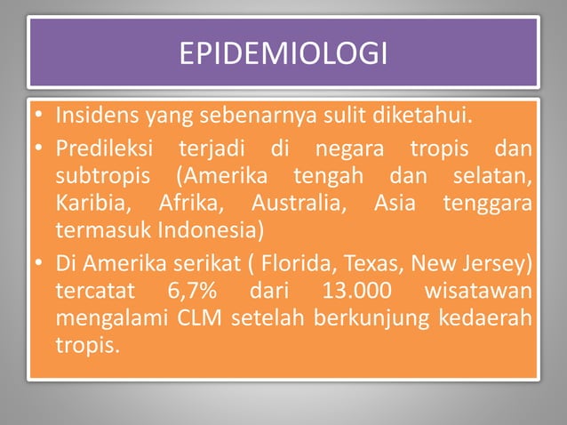 CUTANEUS LARVA MIGRAN / CREEPING ERUPTION | PPTX