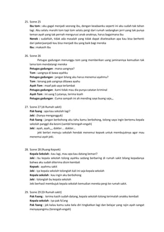 Naskah drama Tom & Jeki | PDF