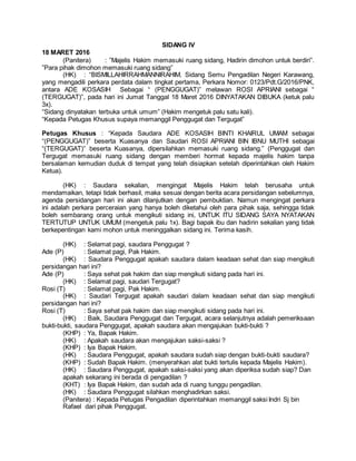 Skenario pengadilan semu11 | DOCX