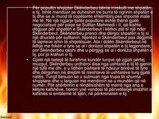 Skenderbeu | PPTX