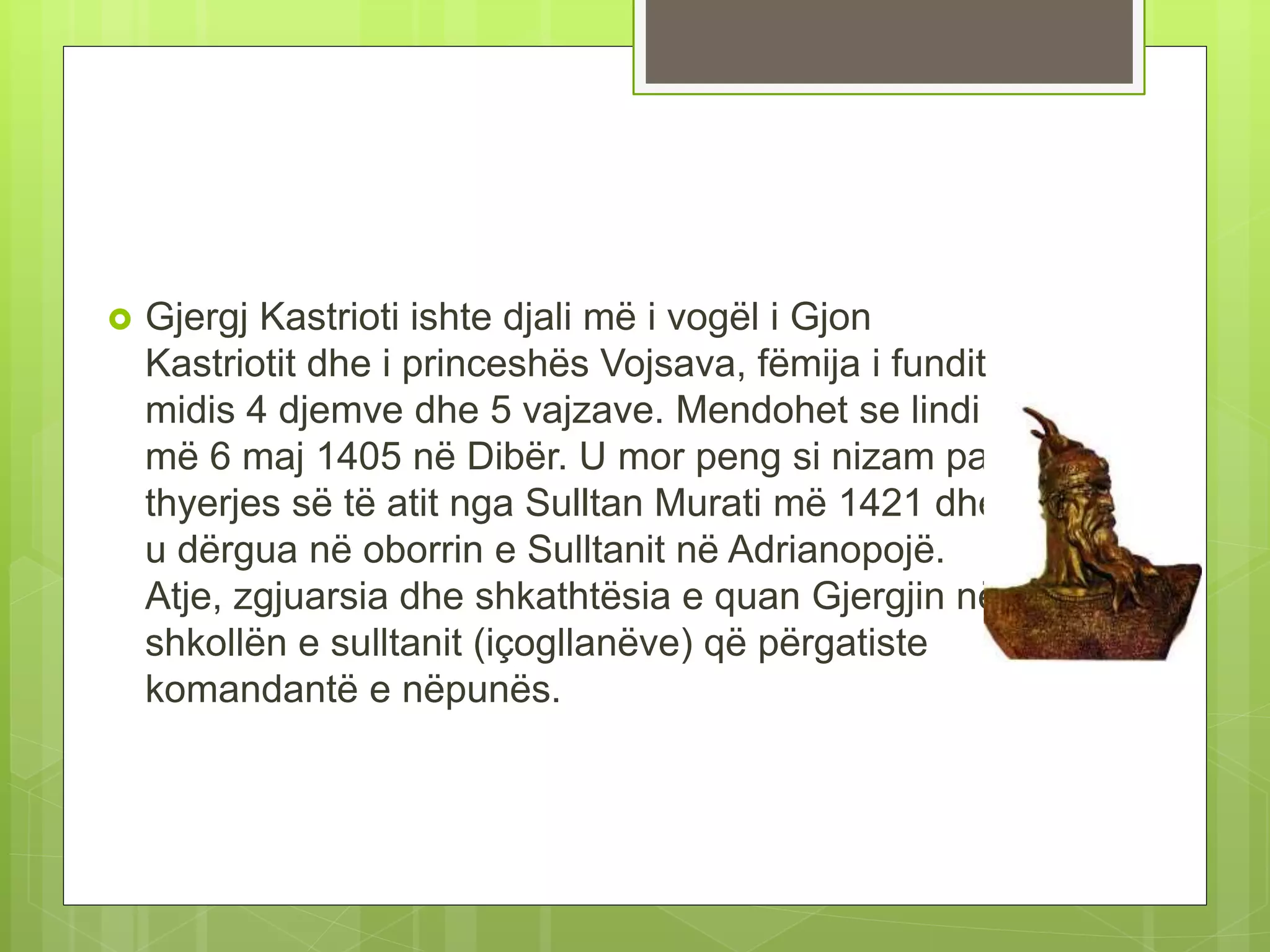 Skenderbeu | PPTX