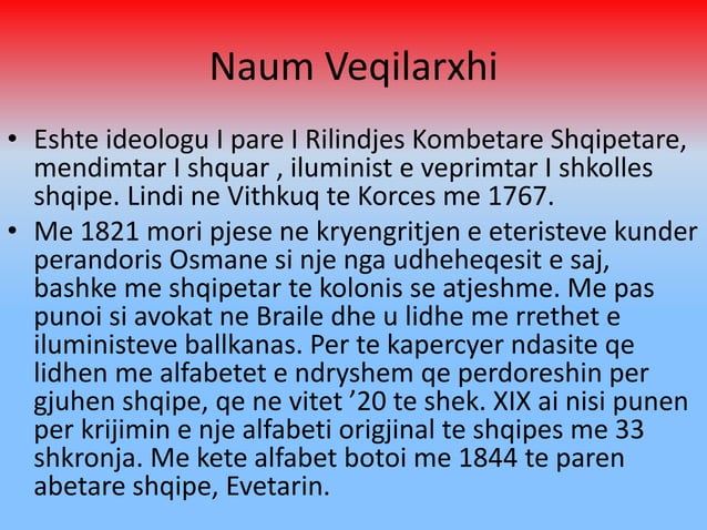 Skenderbeu & Rilindja kombetare | PPTX