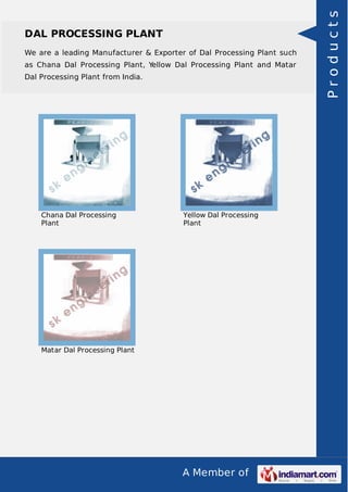 SK Engineering & Allied Works, Bahraich, Dal Plant | PDF