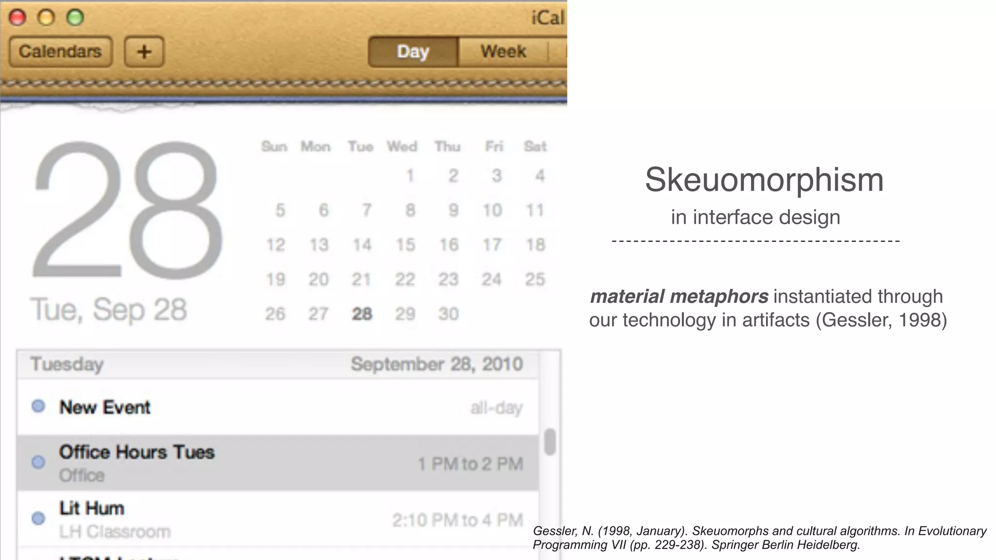 Skeuomorphic Design Research | PPT