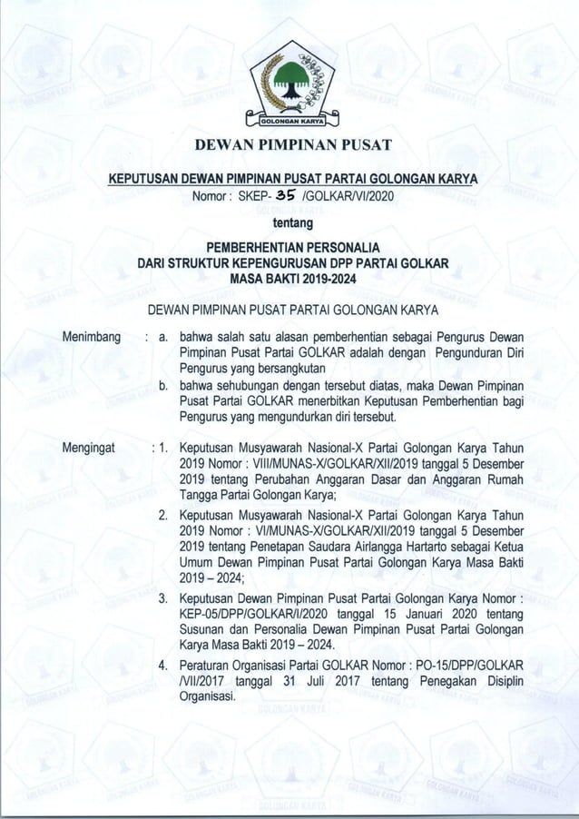 Skep Pemberhentian Rizal Mallarangeng | PDF