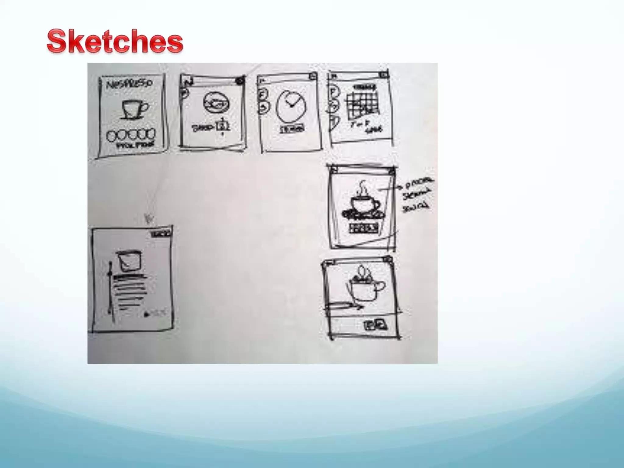 Sketches wireframes mockups prototypes | PPTX