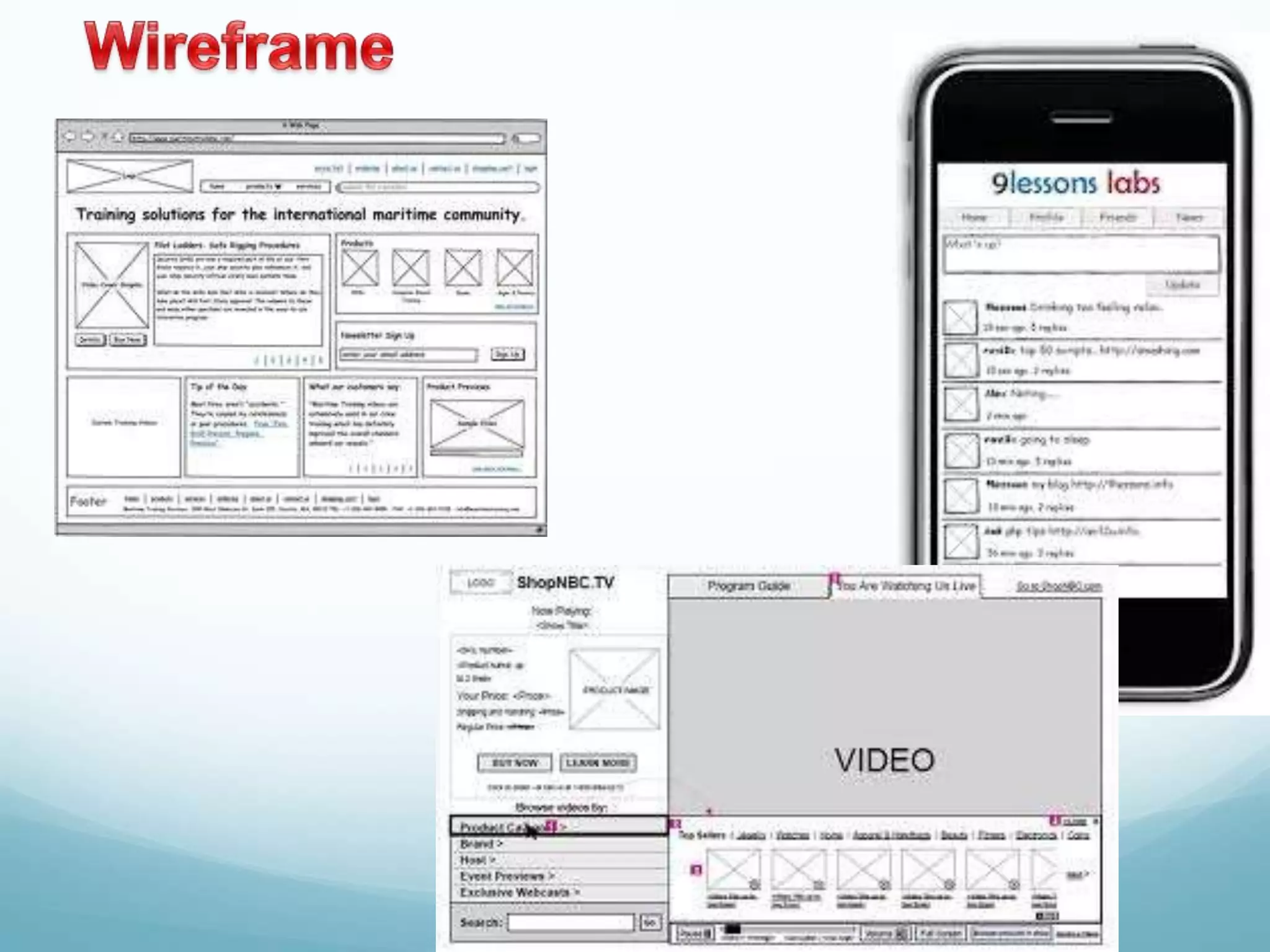 Sketches wireframes mockups prototypes | PPT