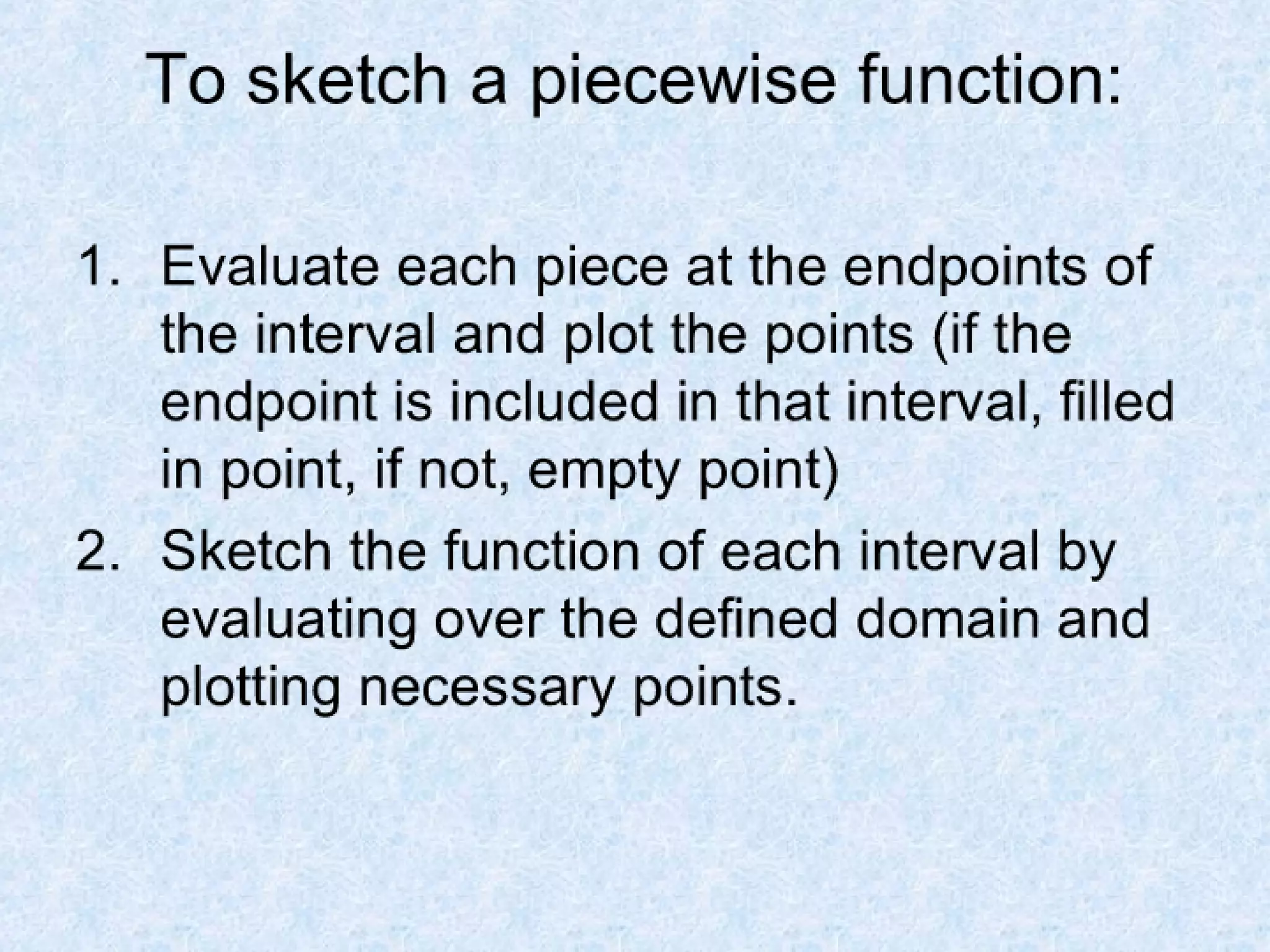 Sketching Rational And Piecewise Functions | PDF